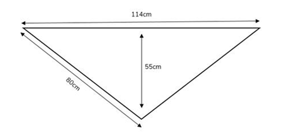 UK Adult necker/scarf dimensions – ScoutStore